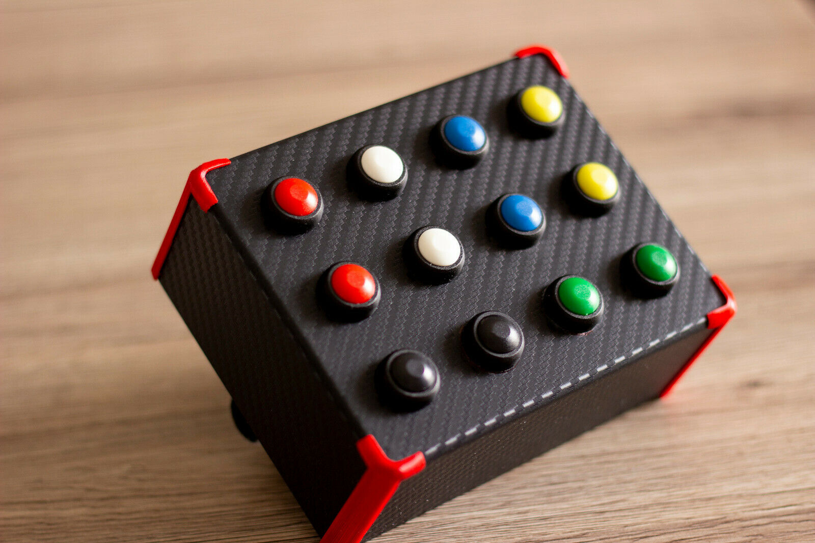 ButtonBox USB 12 Buttons Plug and Play PC Carbon Button BOX - FLY Sim ...