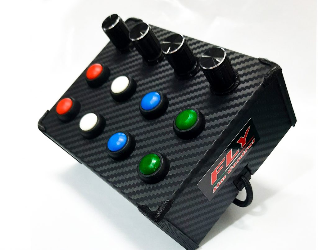 Button Box 12 Buttons 4 Rotary Knobs 20 Commands USB Plug and Play PC ...