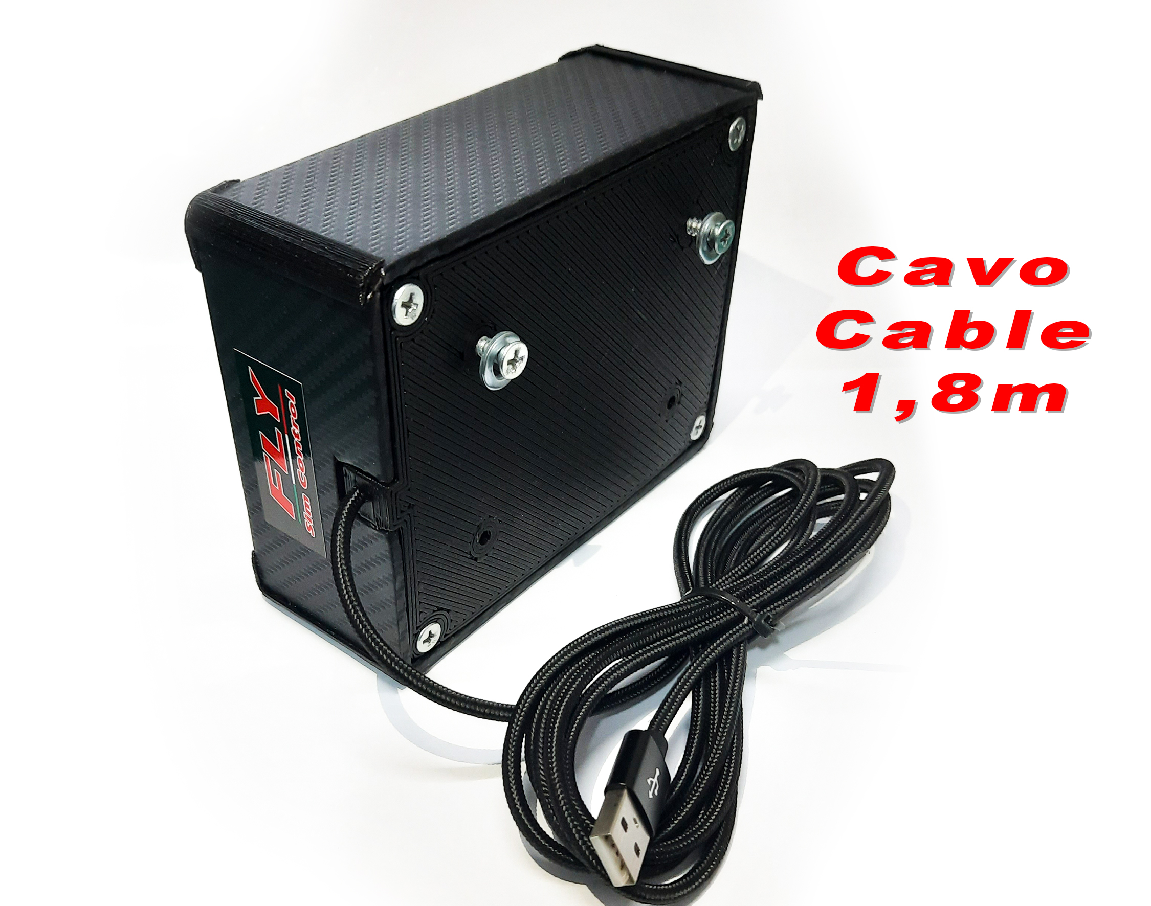 Button Box 12 Buttons 4 Rotary Knobs 20 Commands USB Plug and Play PC ...