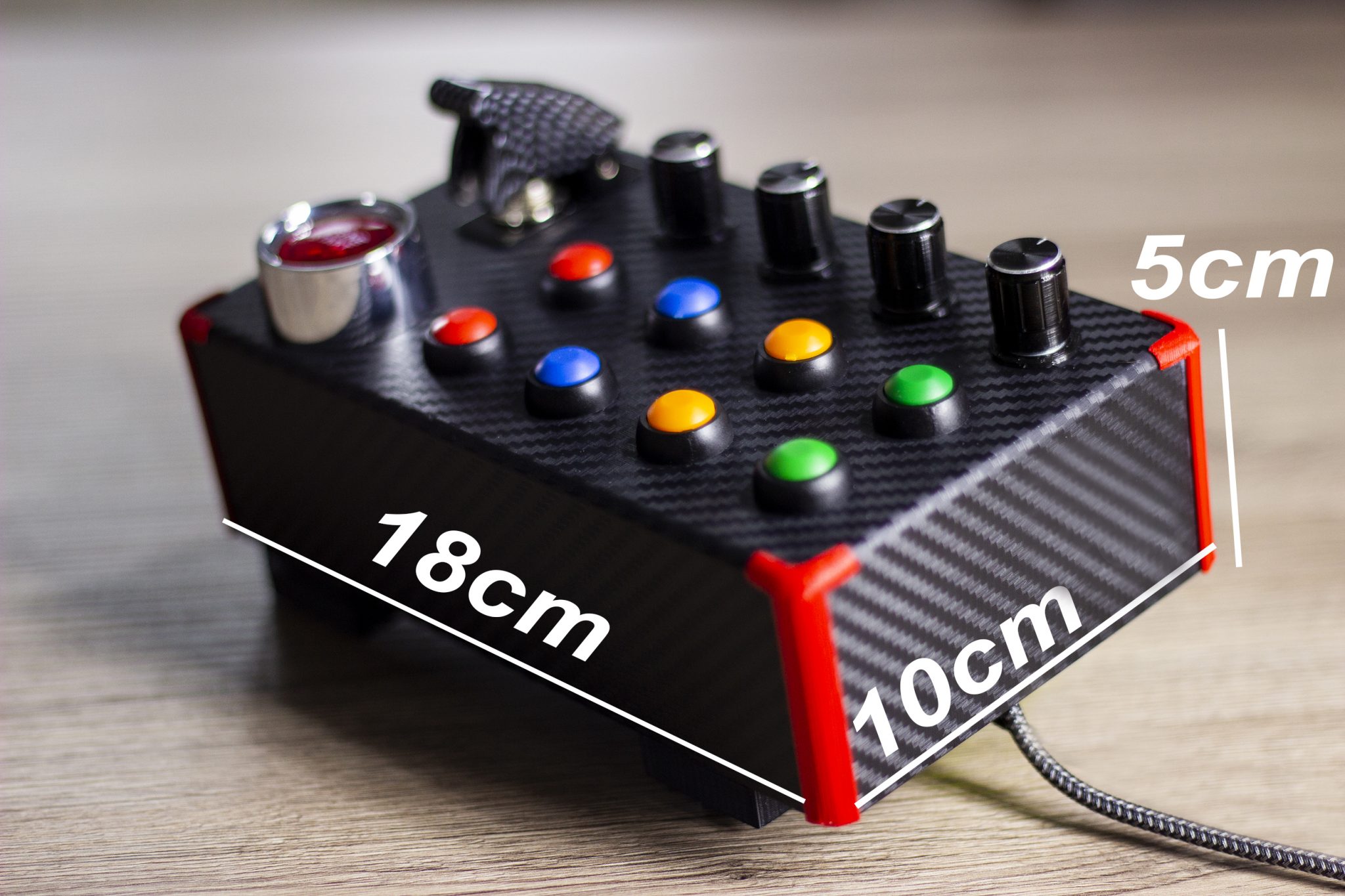 Button Box Sim Racing Luminous Metal Push Buttons XBOX S/X Play Station ...