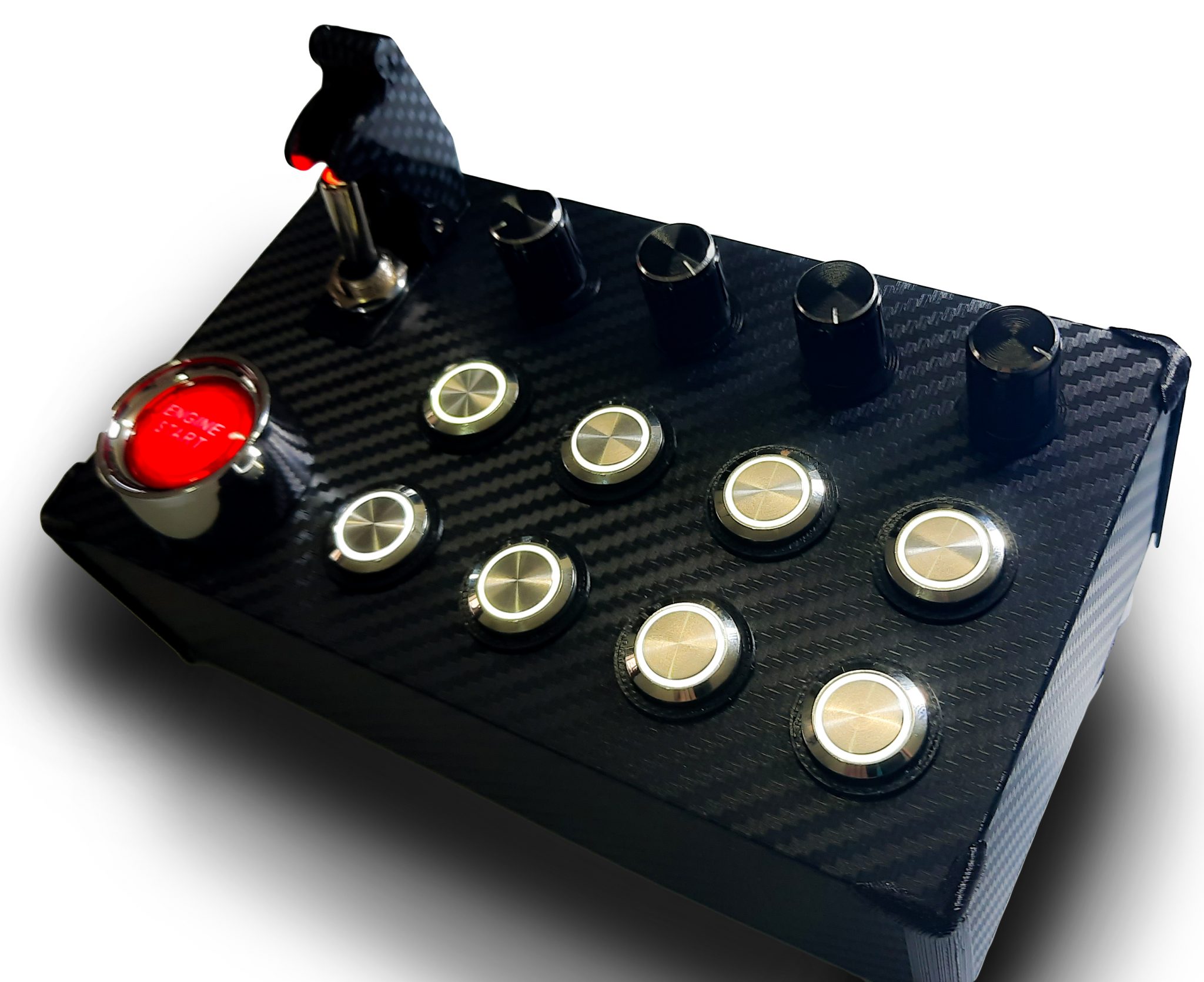 Button Box Sim Racing Luminous Metal Push Buttons XBOX S/X Play Station ...