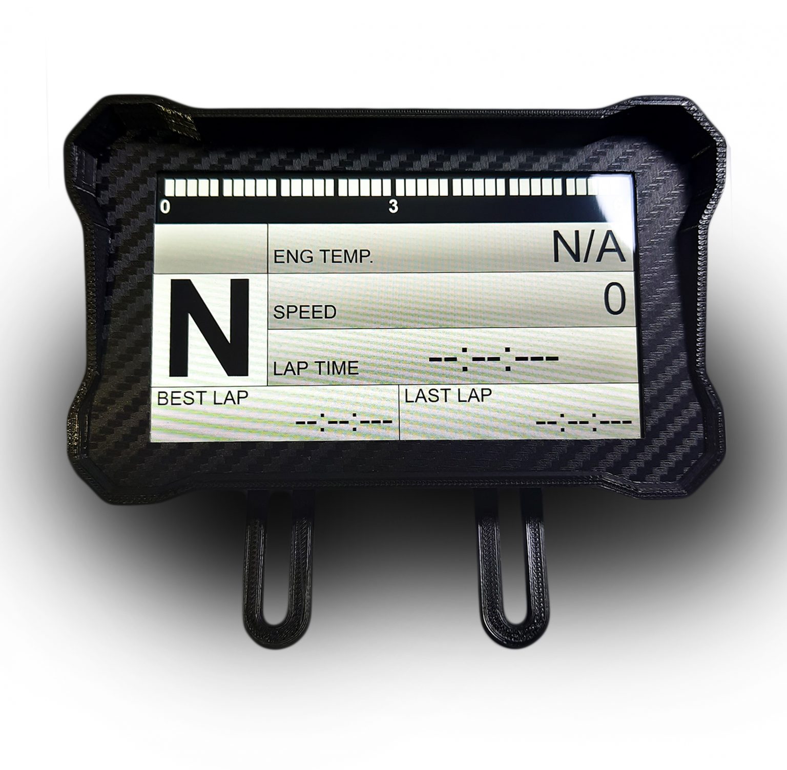 Dashboard Simracing 5" Touchscreen USB PC Carbon DASH Board - FLY Sim ...